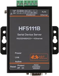 Amazon.com : HF5111B Serial Port RJ45 RS232 485 422 Serial Server Industrial Lightning Static ...