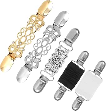 Pack of 5 Vintage Cardigan Clips, Cardigan Sweater Clips, Cardigan Clip ...