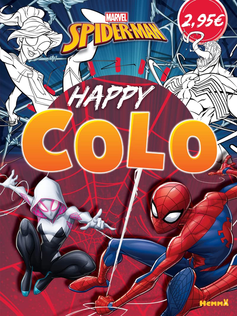 Marvel Spider-Man - Happy colo: Collectif: 9782508053412: Books - Amazon.ca