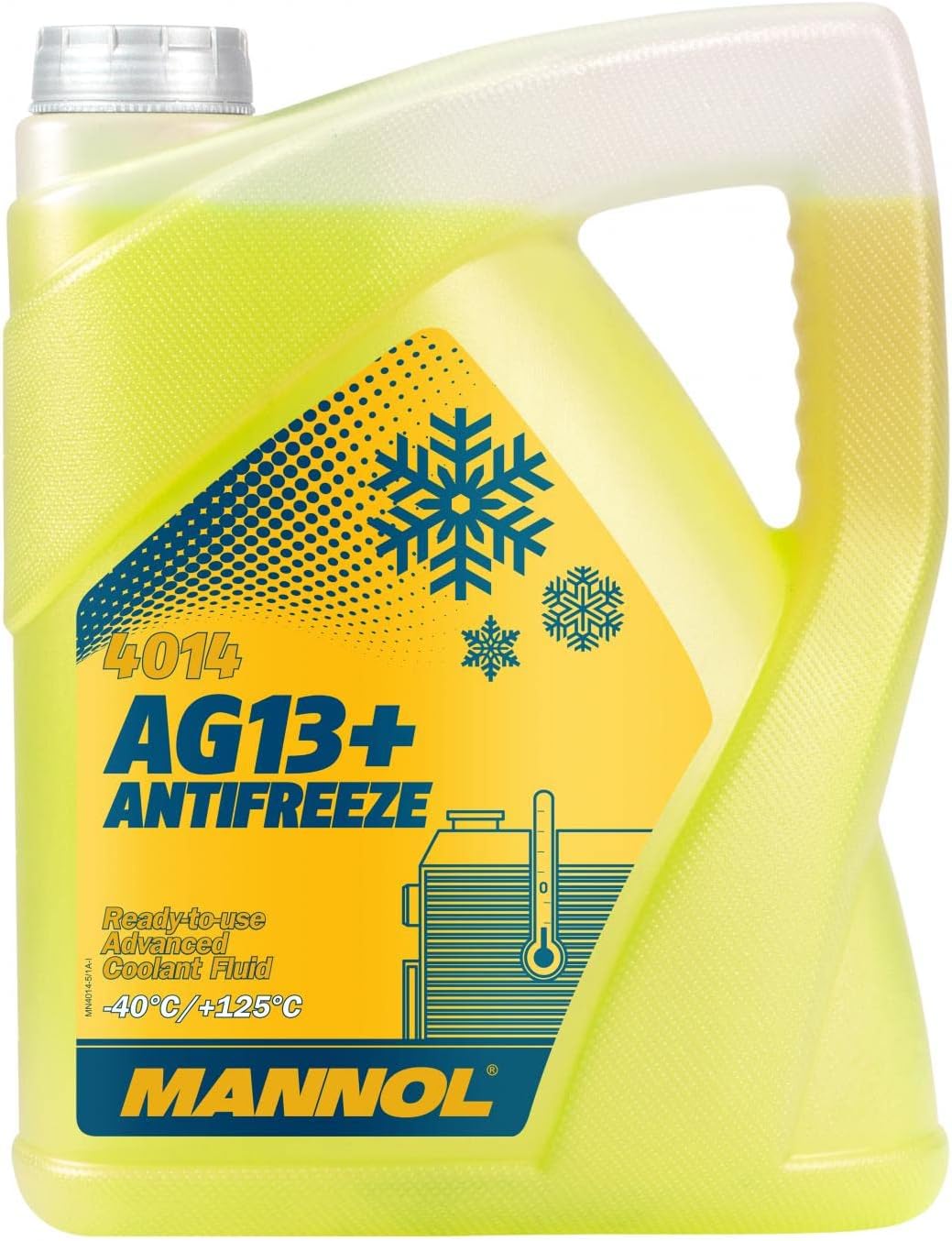 MANNOL Frostschutz grün SAE J1034 Hightec Antifreeze AG13-40°C 5 Liter ...