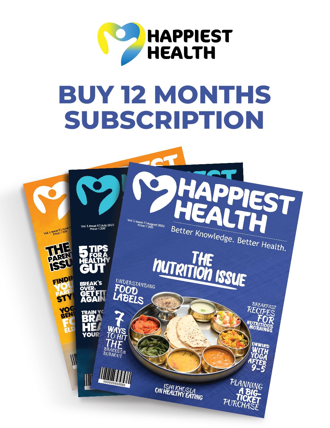 Happiest Health Magazine Annual Subscription - Credible Knowledge For ...