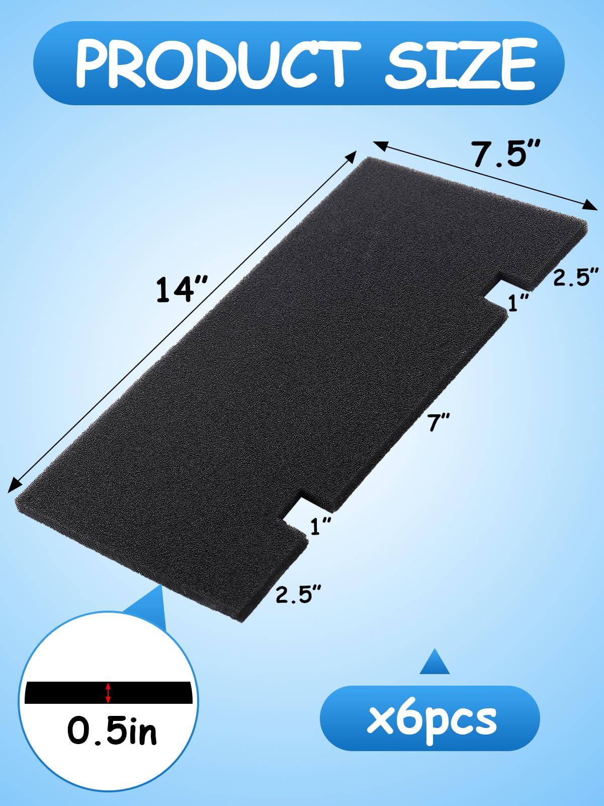 Rv A/c Filter Replacement Forccord 6-PACK RV Air Conditioner Filter RV ...