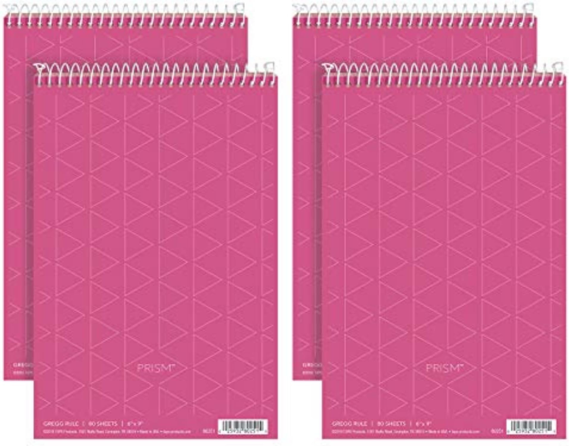 Amazon.com : Lincia Top Spiral Steno Pads 6'' x 9'' Gregg Rule Inner ...