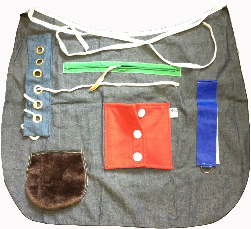 NRS Healthcare Tactile Stimulation Activity Apron : Amazon.co.uk ...