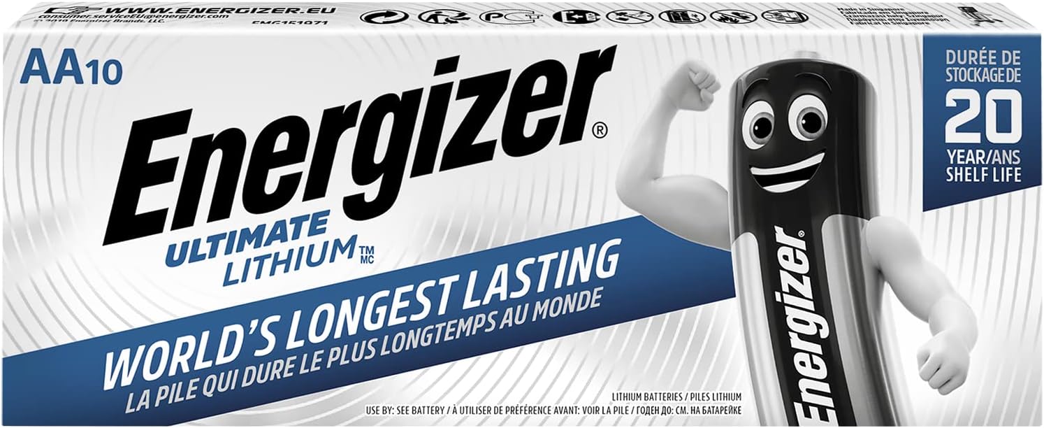 Amazon.com: Energizer Ultimate Lithium AA 12 Battery Super Pack ...