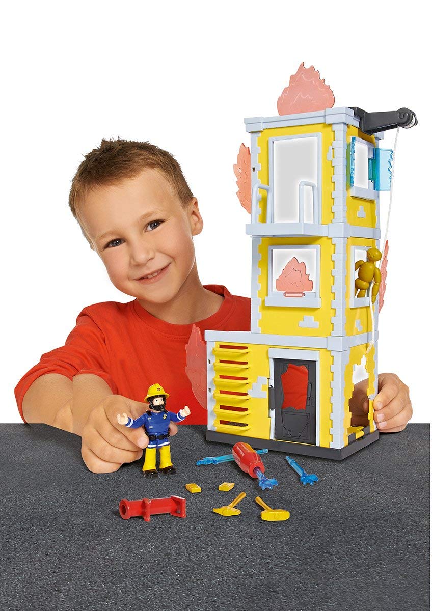 Buy Fireman Sam SAMS Fire Station Training Station Ages 3 and Up Online ...
