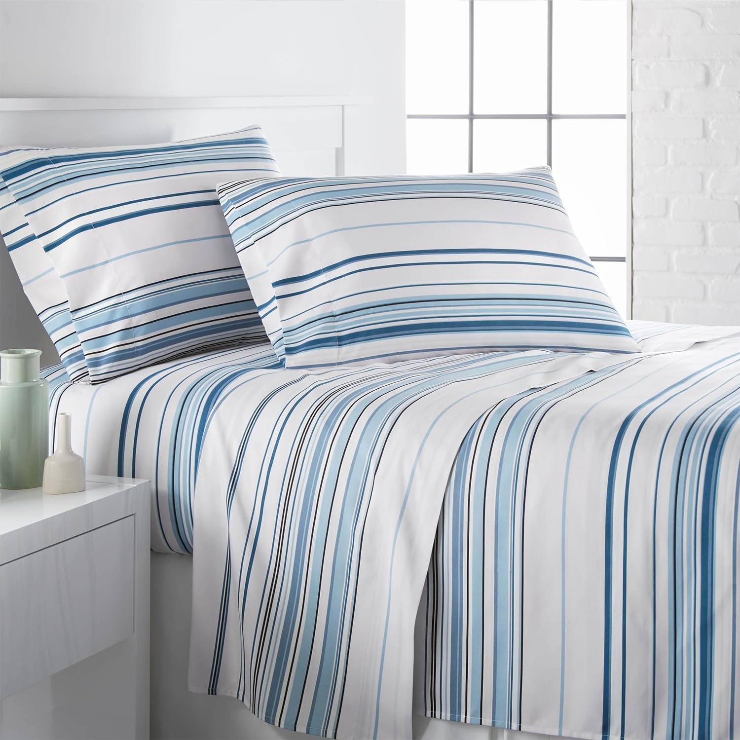 Amazon.com: Southshore Fine Living, Inc. Coastal Stripes Collection, 4 ...