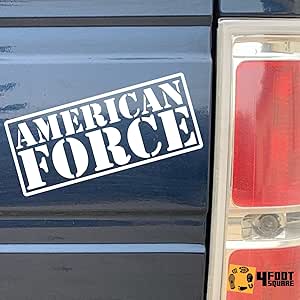 Patriotic American Force Decal - Sticker Bomb Vinyl Decal for Car Truck ...