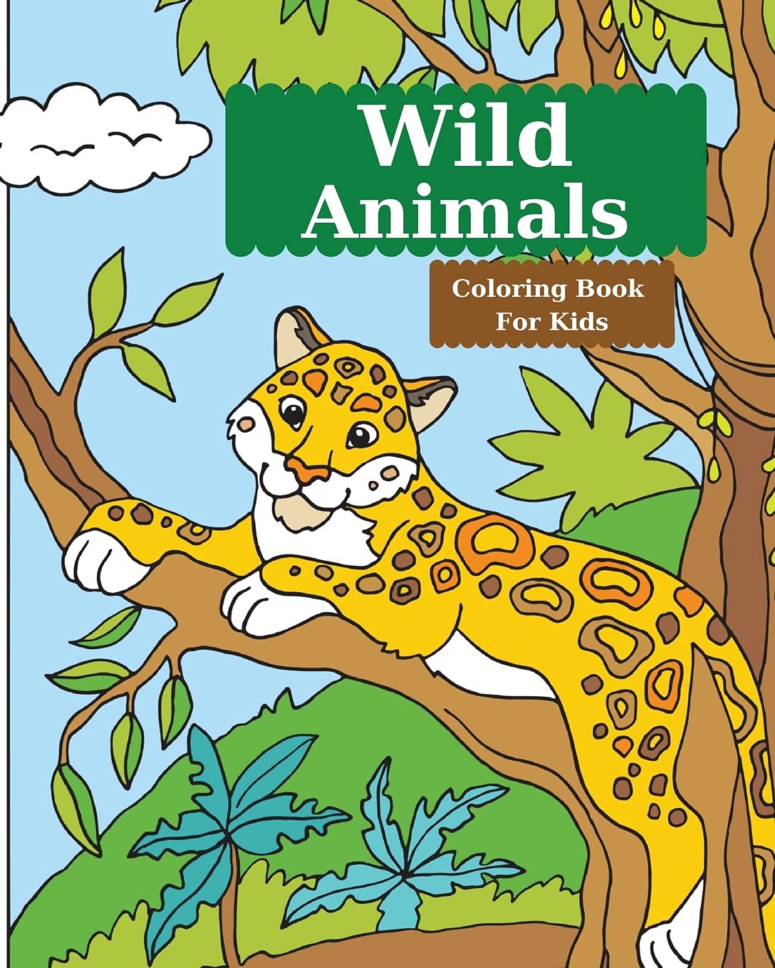 Buy Wild Animals Coloring Book For Kids Cute Coloring Book For Kids buy-wild-animals-coloring-book-for-kids-cute-coloring-book-for-kids