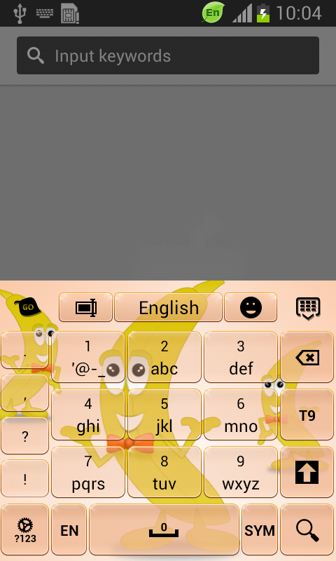Aplicación Banana Free Keyboard en Amazon Appstore