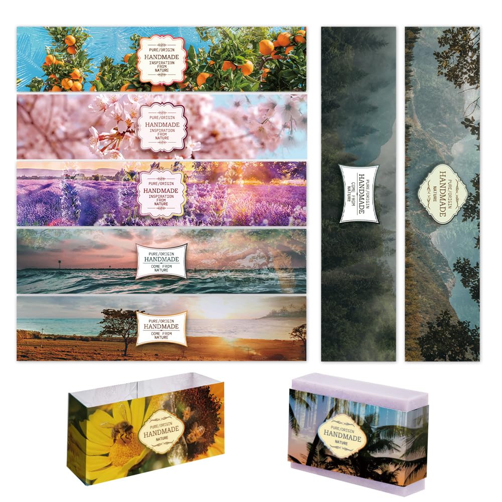 Amazon.com: PH PandaHall 9 Styles Natural Scenery Wrap Tape, 90PCS ...