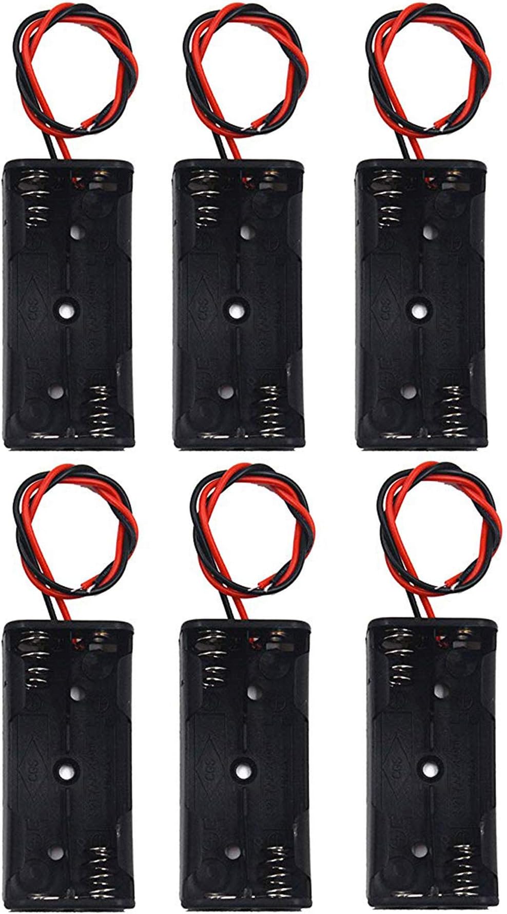 Amazon.com: LampVPath (Pack of 4 AAA Battery Holder, 2 X 1.5V AAA ...