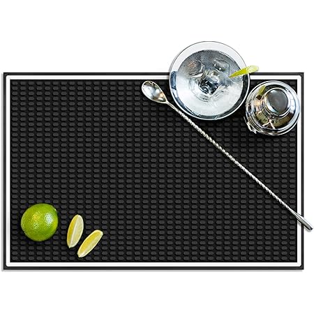 Amazon.com: IMIYOKU Bar Mat Set of 3 Rubber Bar Service Spill Mat for ...
