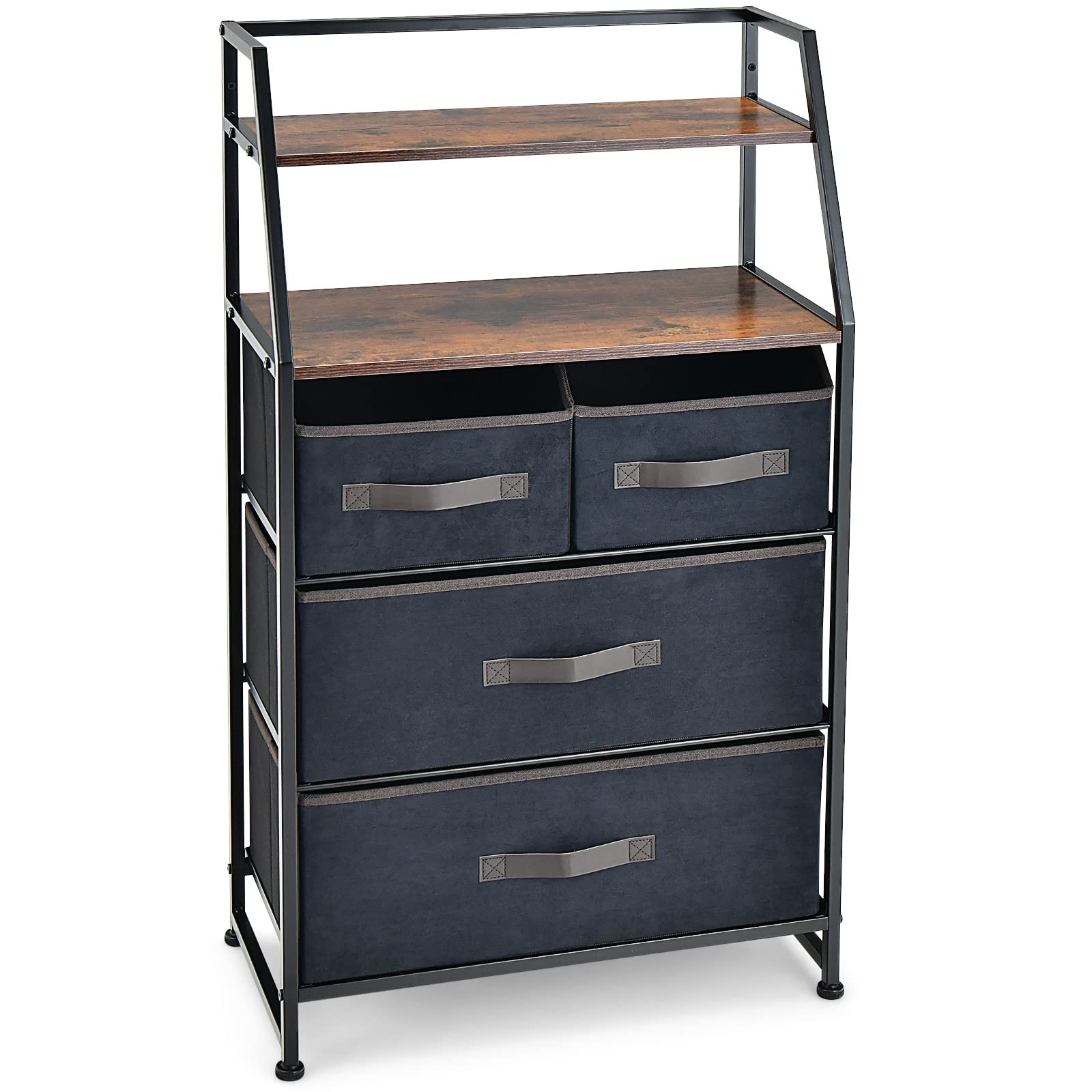 Amazon.com: Giantex 4-Drawer Storage Dresser for Bedroom - Tall Storage ...