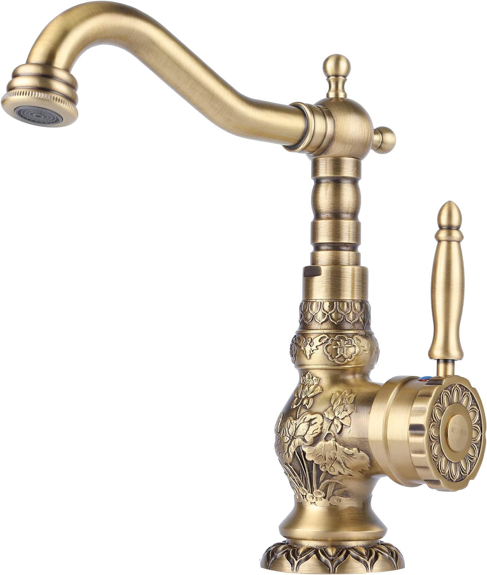 Waterstone 5100-AB Traditional The Wheel Pull Down Kitchen Faucet ...