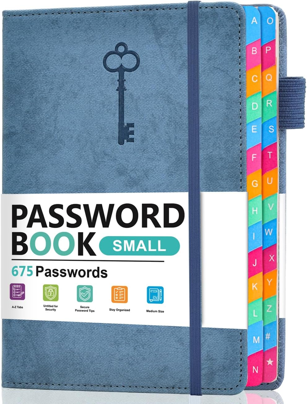 Amazon.com : hi!SCI Small Password Keeper Book with Colorful ...
