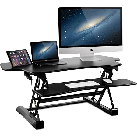 Amazon.com: Flexpro Hero 37 Inch Standing Desk | 2 Level Standing Desk ...