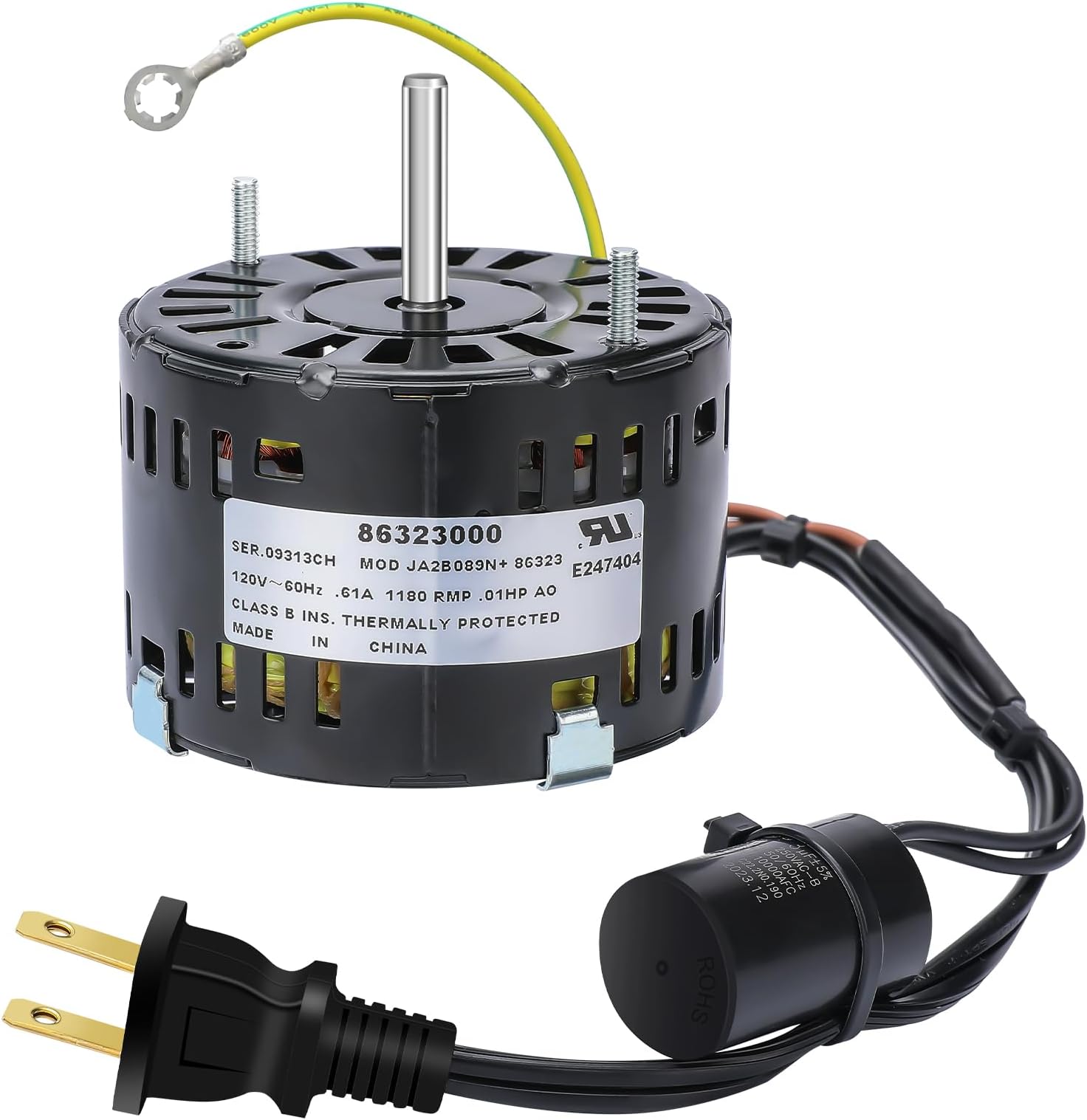 Amazon.com: 86323000 Bathroom Exhaust Vent Fan Motor JA2B089N 86323 ...