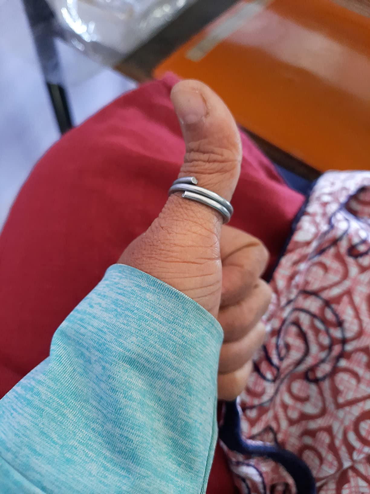 Urancia Paper Sacred Ranga Adjustable Ring (Black) For Unisex Adult ...