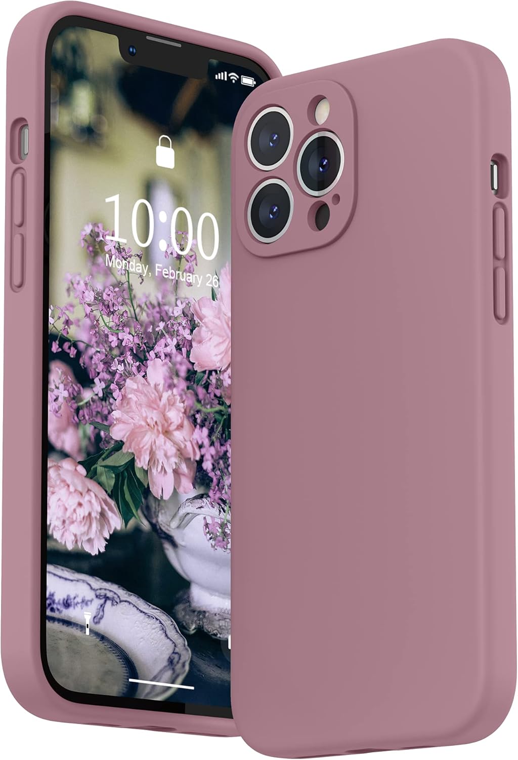 SURPHY Silicone Case Compatible with iPhone 13 Pro Max Case 6.7 inch ...