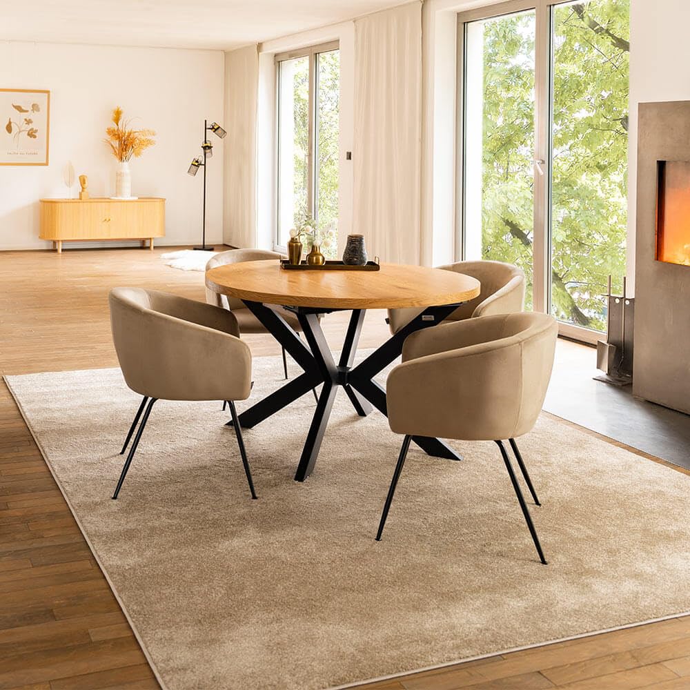 Round Expandable Dining Room Table Tables De Repas Avec Allonges