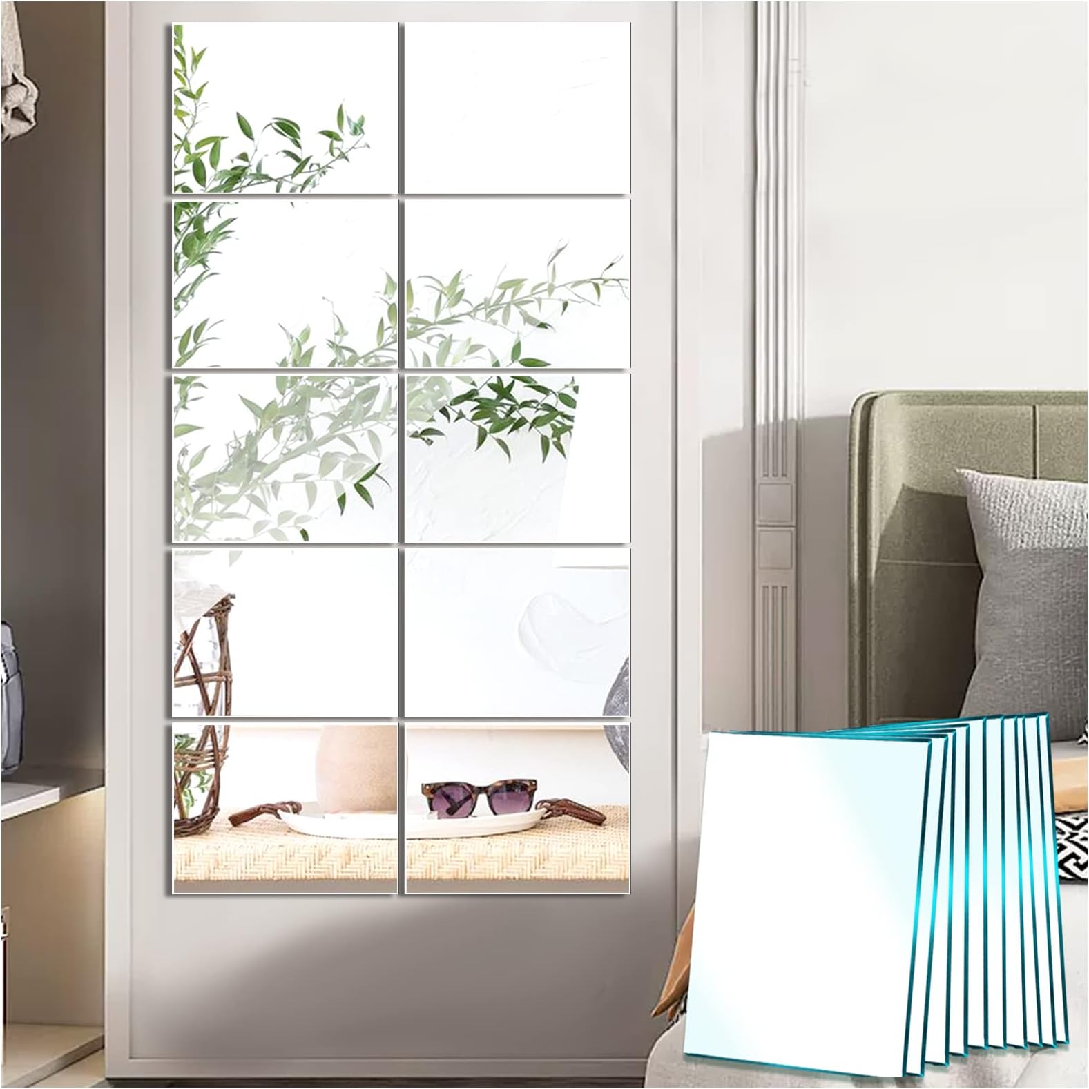 Flexible Mirror Sheets Self Adhesive Non Glass Mirror Tiles Mirror ...