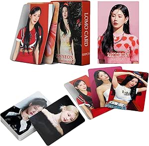 Amazon.com : FOURBOM 55pcs GIDLE Photocards (G) I-DLE I FEEL MIYEON Photocard MIYEON Postcards ...