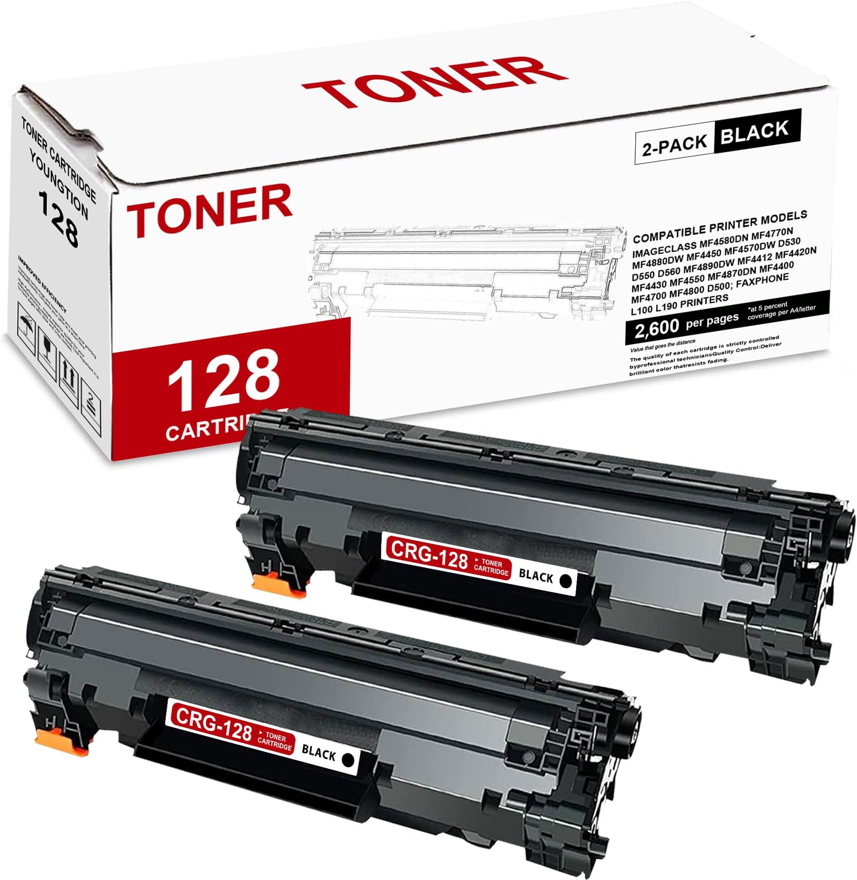 Amazon.com: Canon Genuine Toner Cartridge 128 Black (3500B001), 1-Pack ...