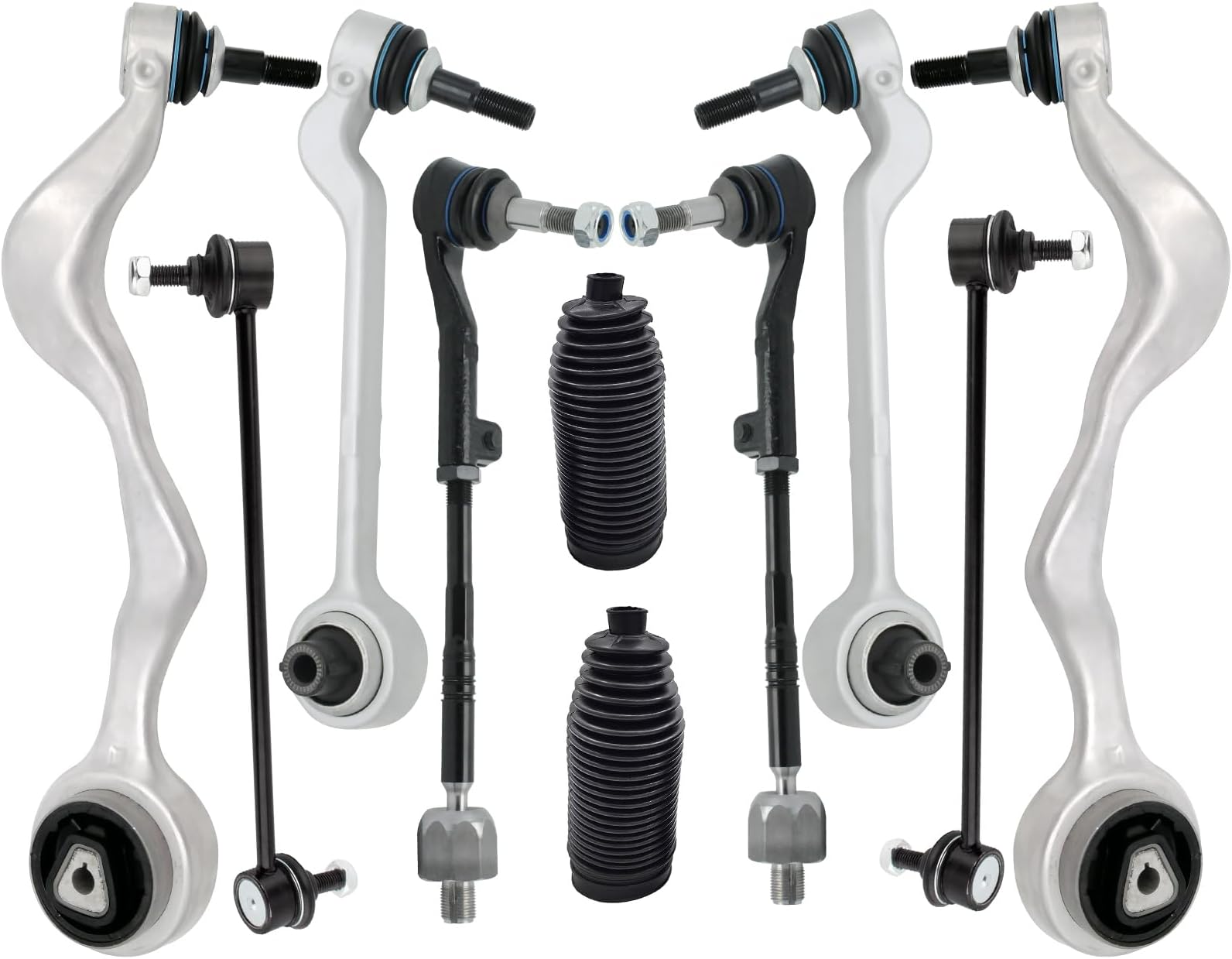 Amazon.com: Front Lower Control Arm Suspension Kit 10pc compatible with ...