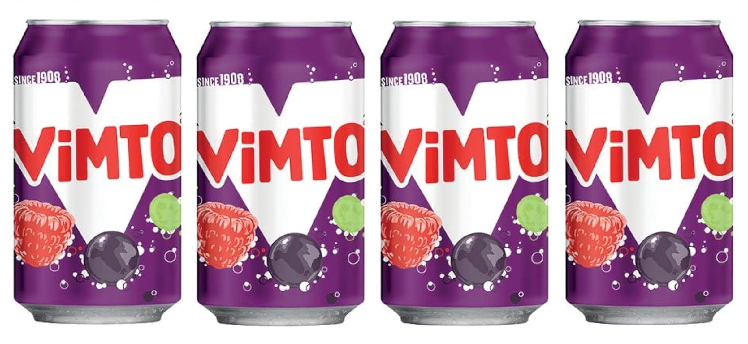 Vimto Sparkling Mixed Fruit Juice 330ml (Pack Of 4) Can : Amazon.in ...