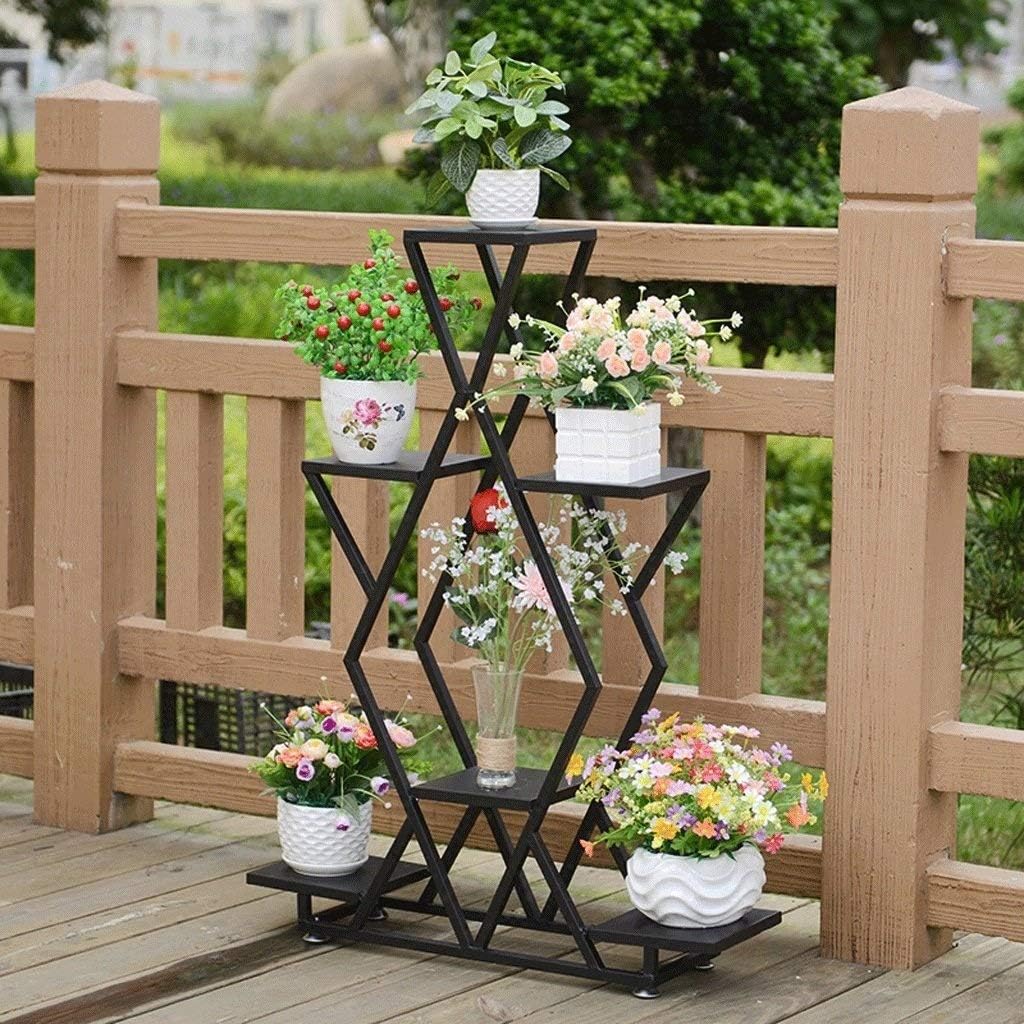 ATAAY Plant Stand, Plant Stand Iron Flower Plant Stand Flower Pots ...