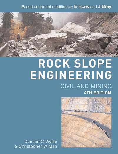 Rock Slope Engineering: Fourth Edition: Wyllie, Duncan C., Mah, Chris ...