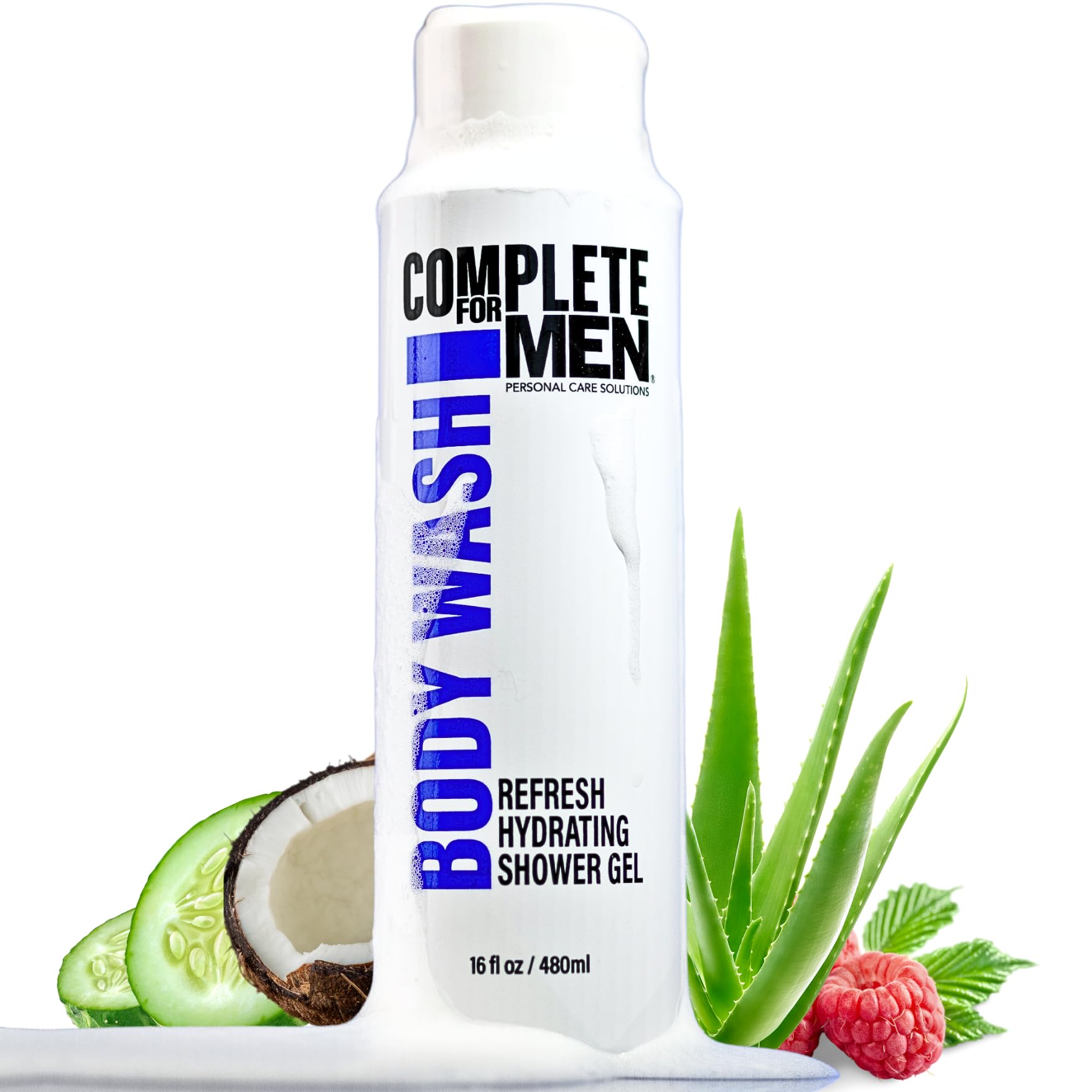 Amazon.com : COMPLETE FOR MEN - Hydrating Shower Gel for Men: Sulfate ...