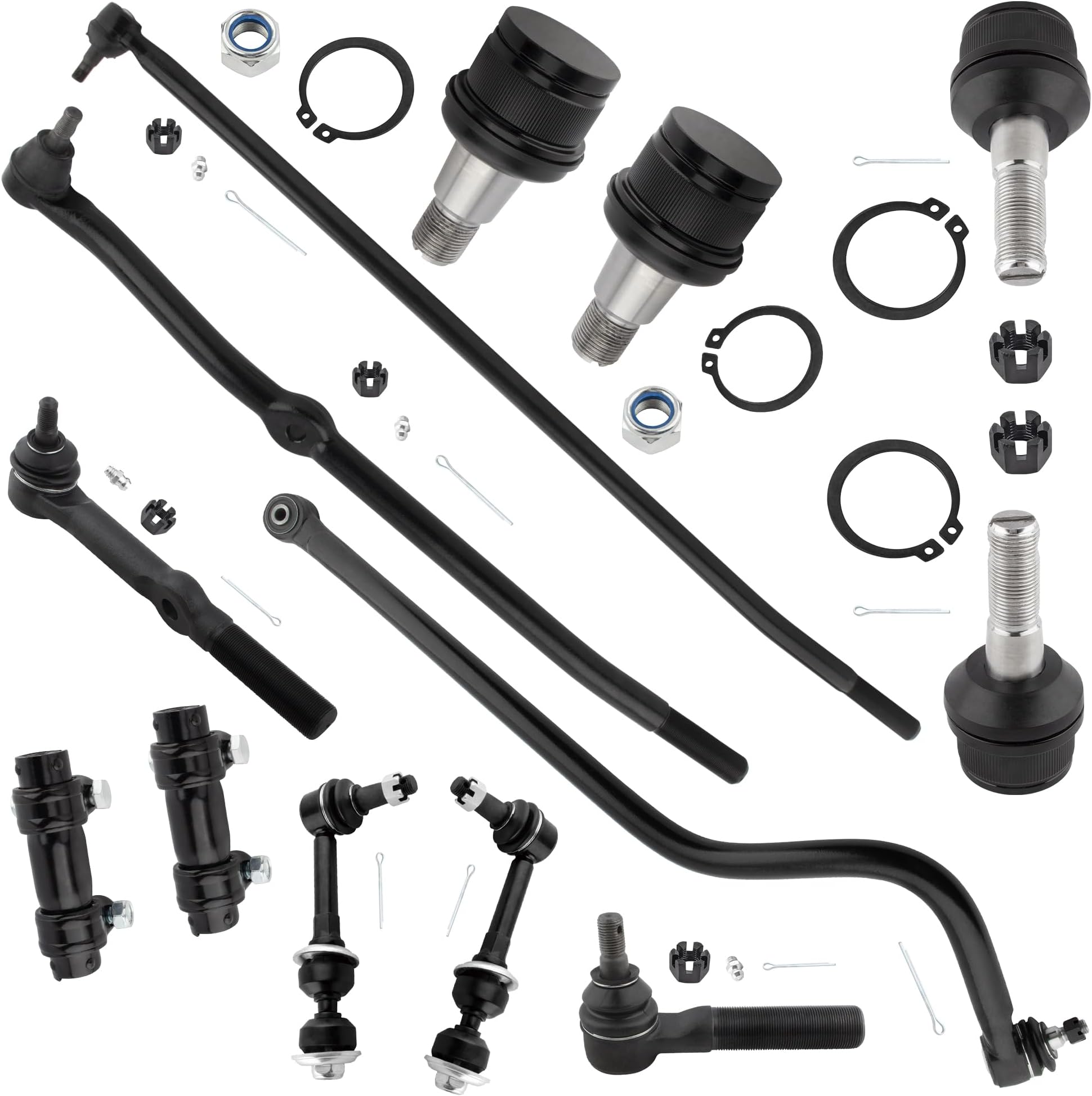 Amazon.com: BOXI (Set of 13) Front Suspension Kit 4WD Ball Joints ...