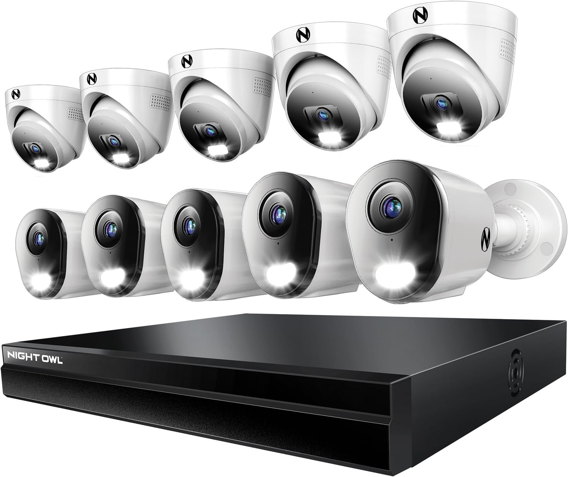 Amazon.com : Night Owl Power Over Ethernet 24 Channel NVR Video Home ...