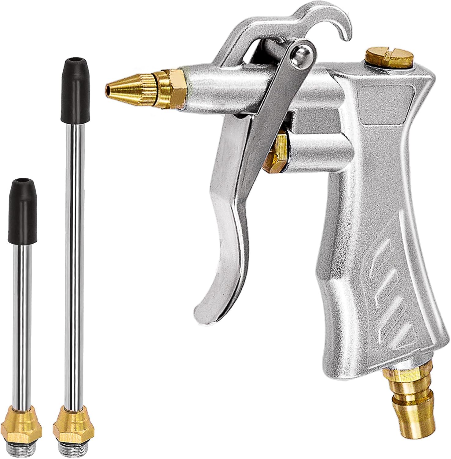 Cimeton 3Pcs Industrial Air Blow Gun with Brass Adjustable Air Flow ...
