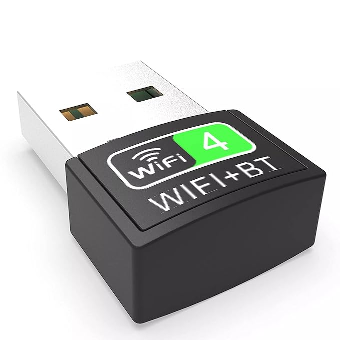 RuhZa® Bluetooth and WiFi Adapter for PC/Laptop/Desktop, WiFi Bluetooth ...