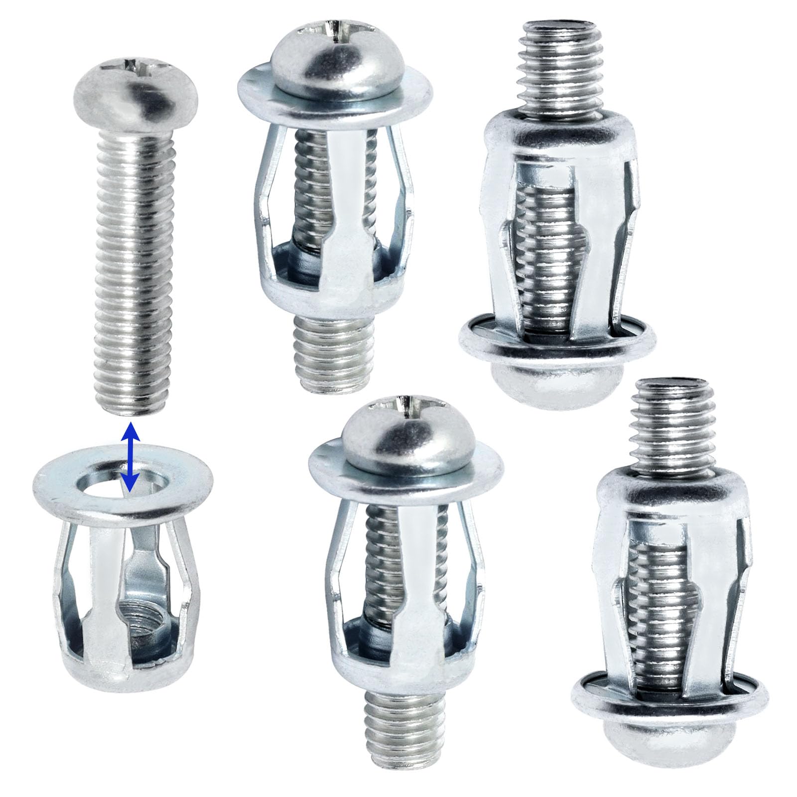 Snapklik.com : BENLIUDH 20pcs Hollow Wall Anchors For Thin Walls Heavy Duty
