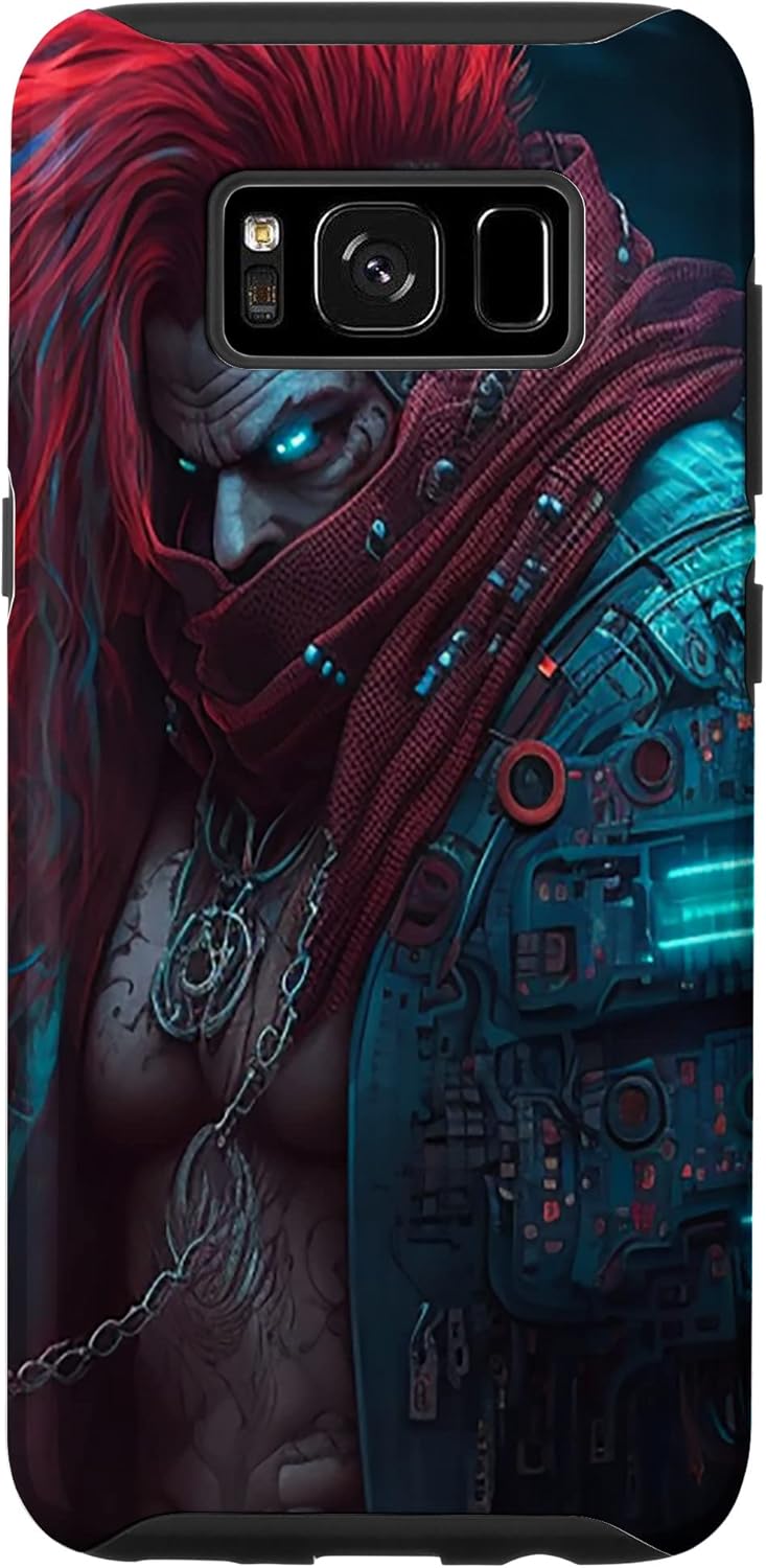 Amazon.com: Galaxy S8 Red Haired Cyborg Cyberpunk Evil Villain ...