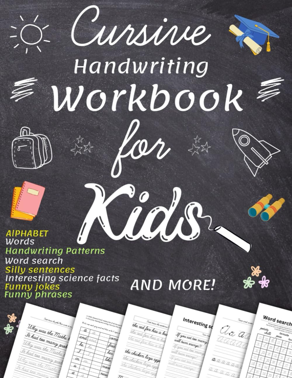 Cursive Handwriting Workbook for Kids Ages 6-12 ( Cursive Writing ...