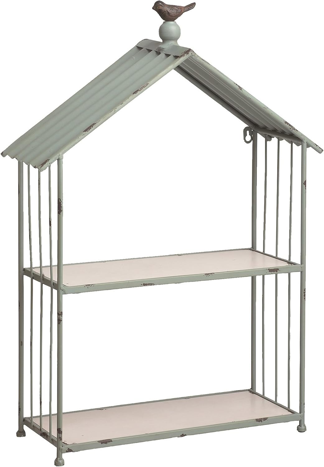 Amazon.com: Transpac Wood and Metal Bird House Shelf : Home & Kitchen