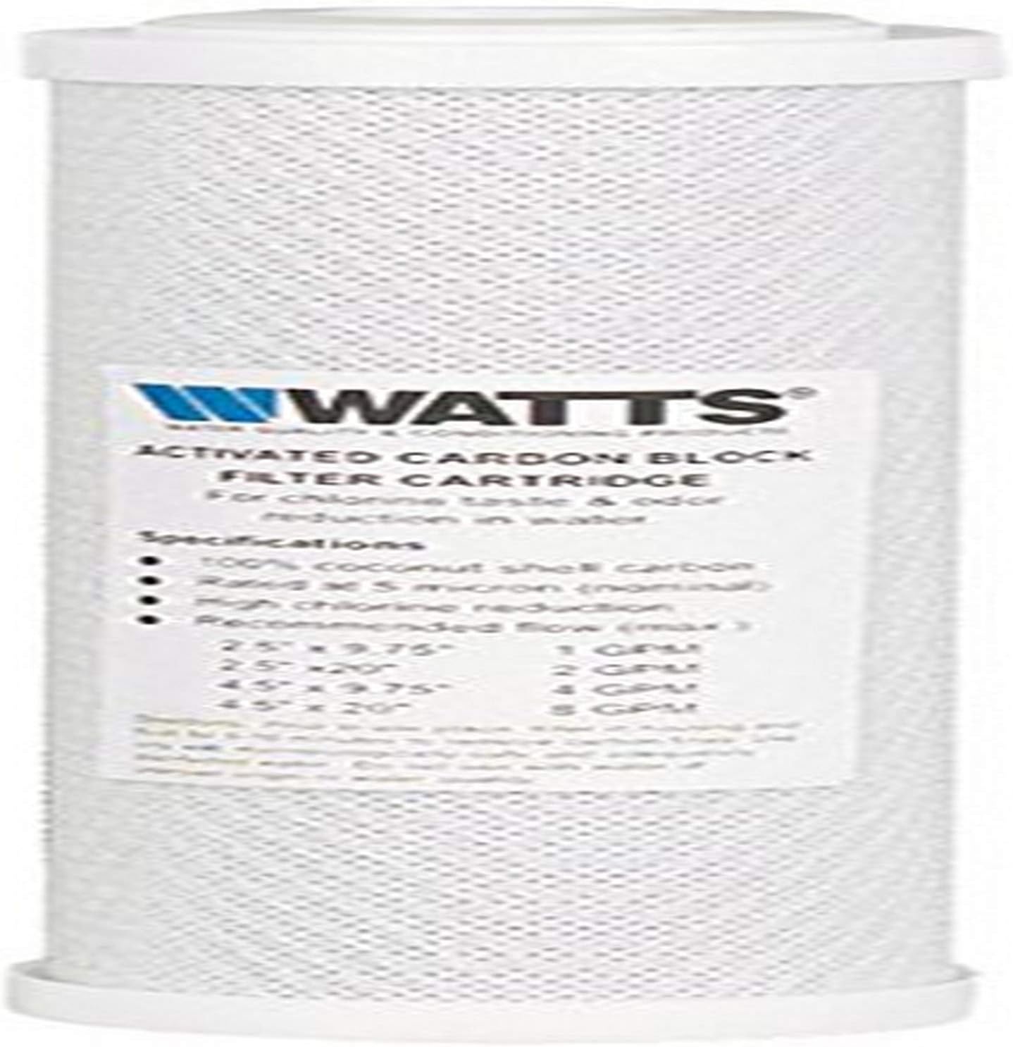 Amazon.com: FLOW/PURWATT Watts (WCBCS975RV) Carbon Block Water Filter ...