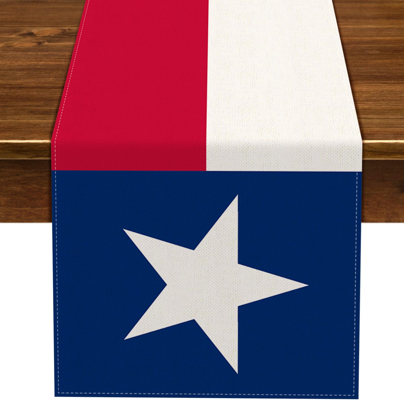 Amazon.com: Nepnuser Texas Flag Table Runner Lone Star State Flag ...