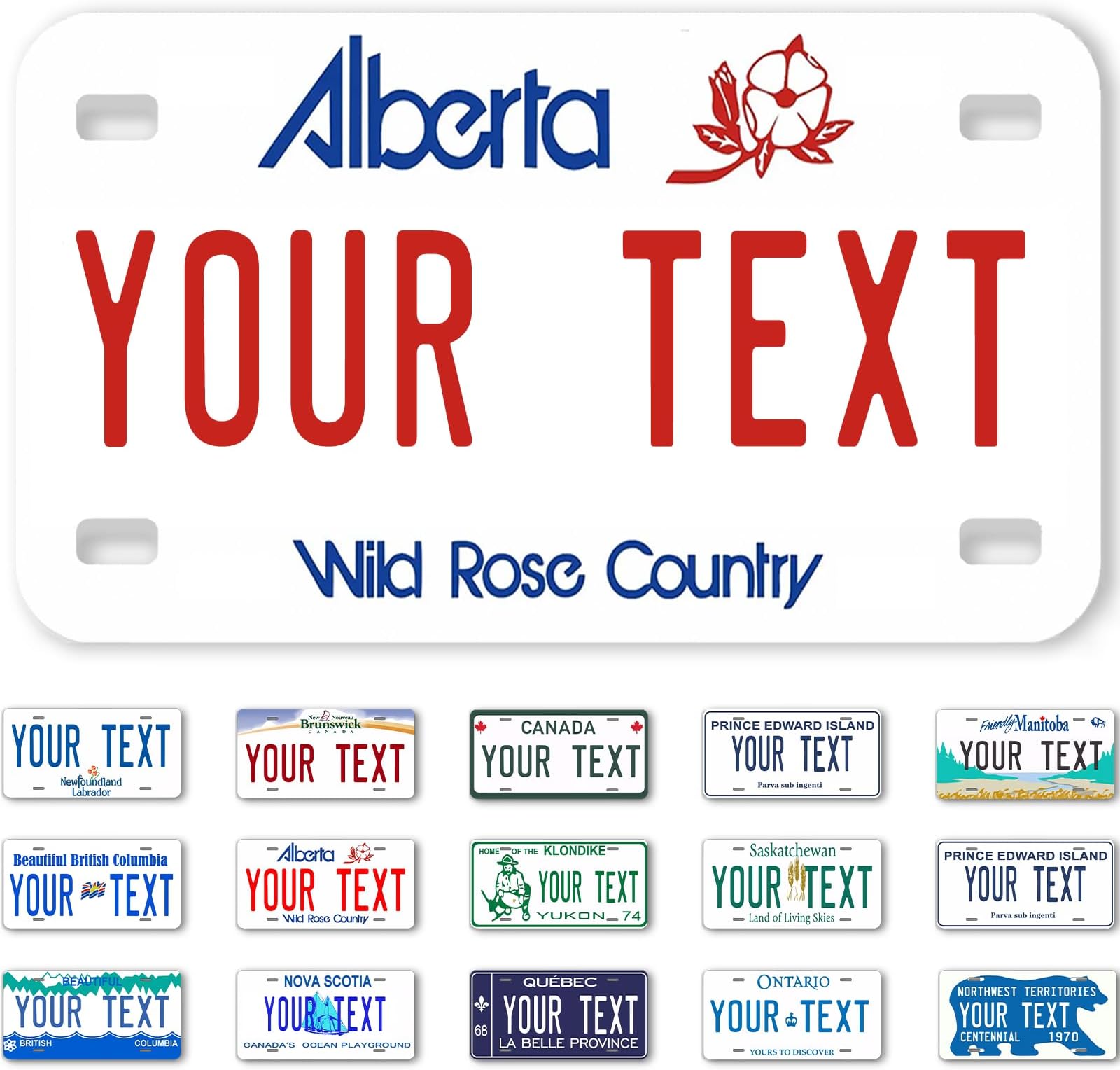 Canada Canadian Custom License Plate Front License Plate 7x4 Inch ...