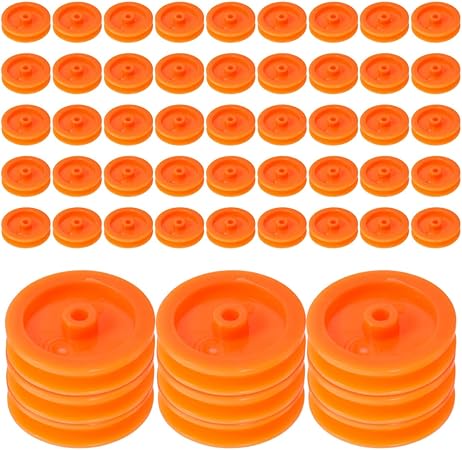 ULTECHNOVO 1set Plastic Pulley Toy Pulley for Rc Car Belt Mini Gear ...