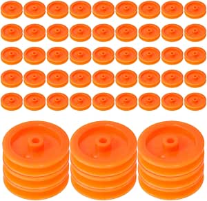 ULTECHNOVO 1set Plastic Pulley Toy Pulley for Rc Car Belt Pulley Mini ...