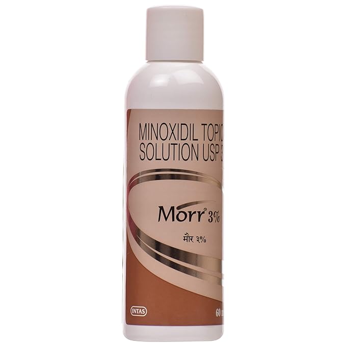 Morr 3% - Bottle of 60 ml Solution with Minoxidil : Amazon.in: Health ...