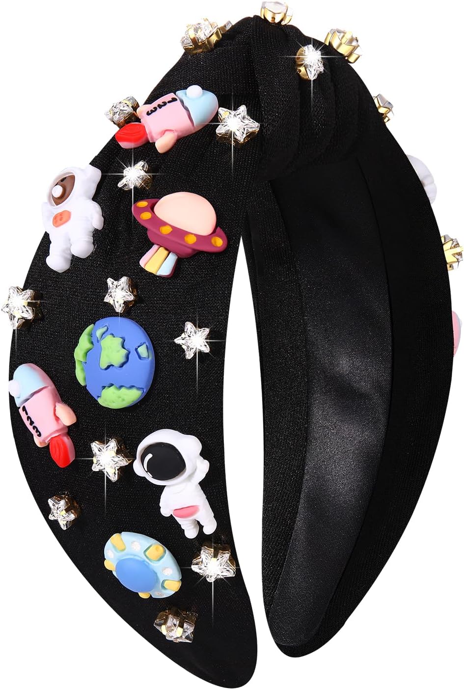 Amazon.com : mokkia Space Astronaut Headbands for Women Saturn Planet ...