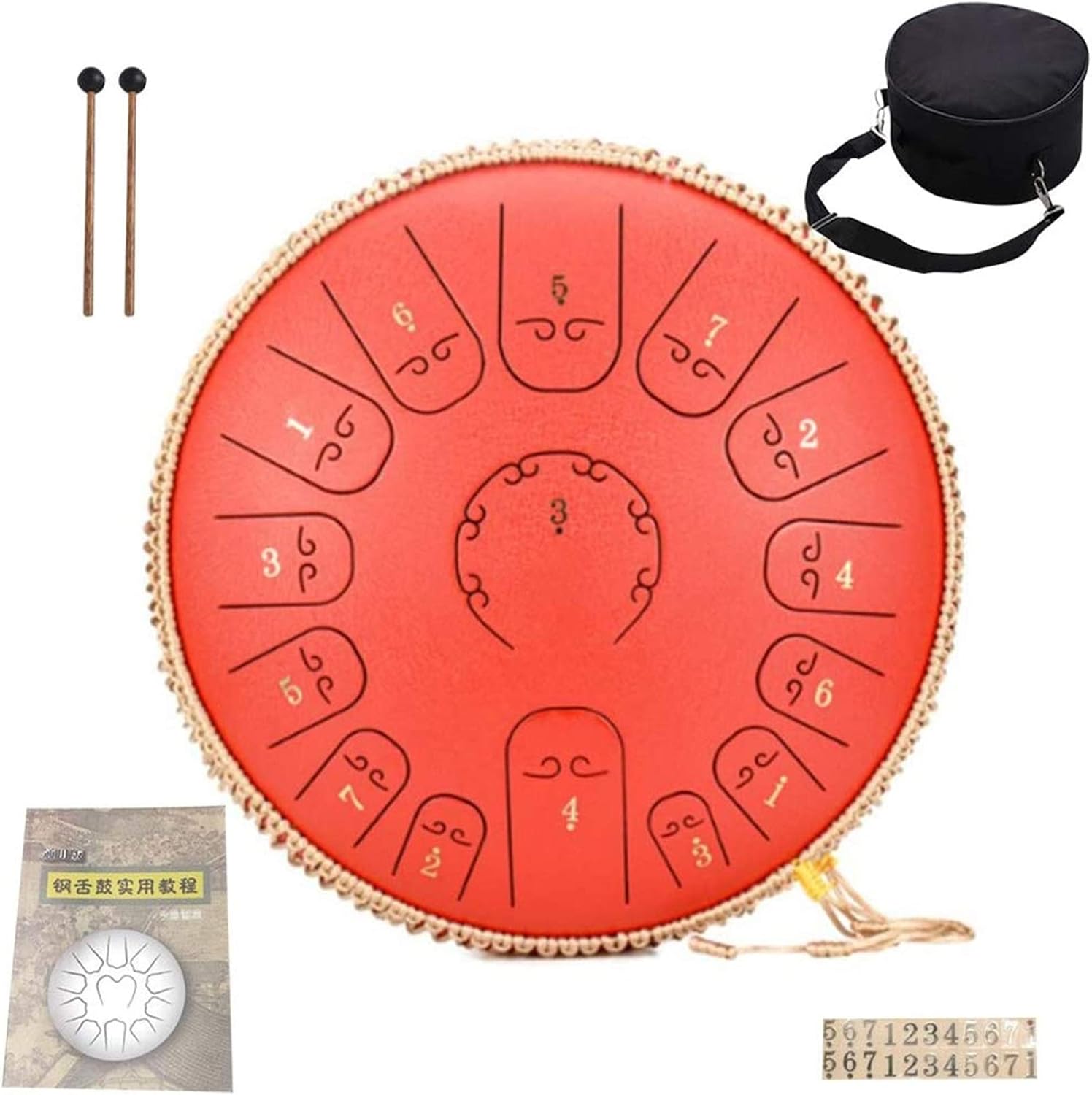 Stahlzungentrommel, Tanktrommel C-Moll-Percussion-Instrument|14-Zoll ...