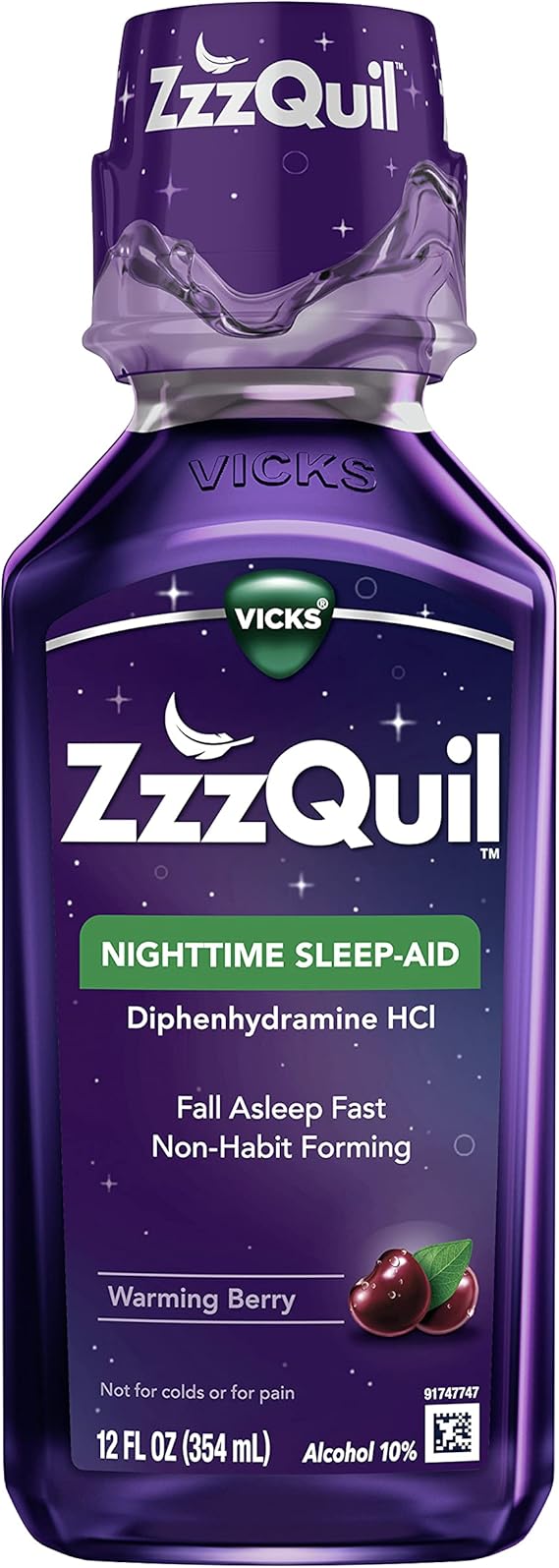 Amazon.com: ZzzQuil, Sleep Aid, Nighttime Sleep Aid Liquid, 50 mg ...
